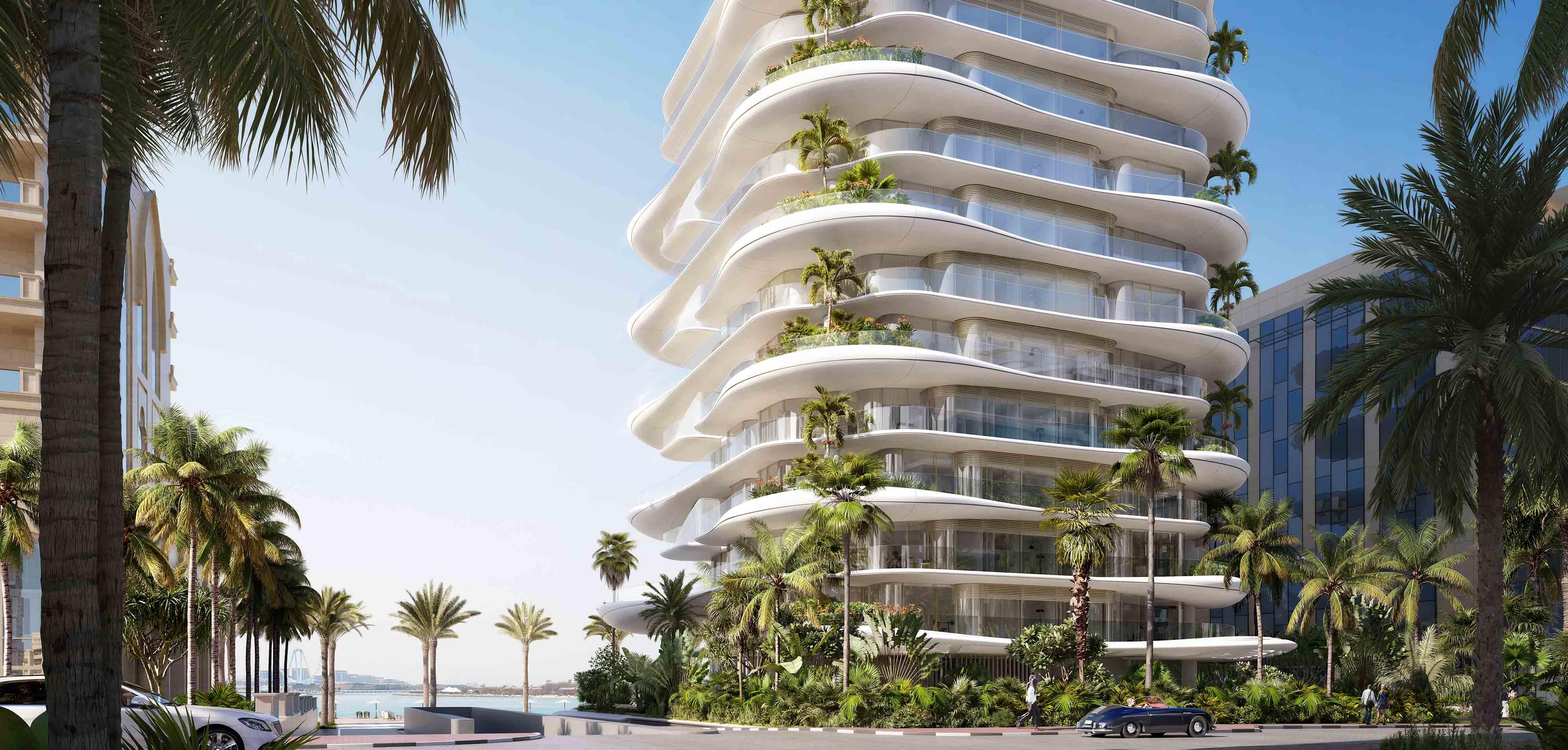 The Iconic Residential Building in Palm Jumeirah, Dubai